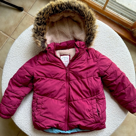 Fat Face | Jackets & Coats | Fat Face Girls Maroonburgandy Puffer Coat ...